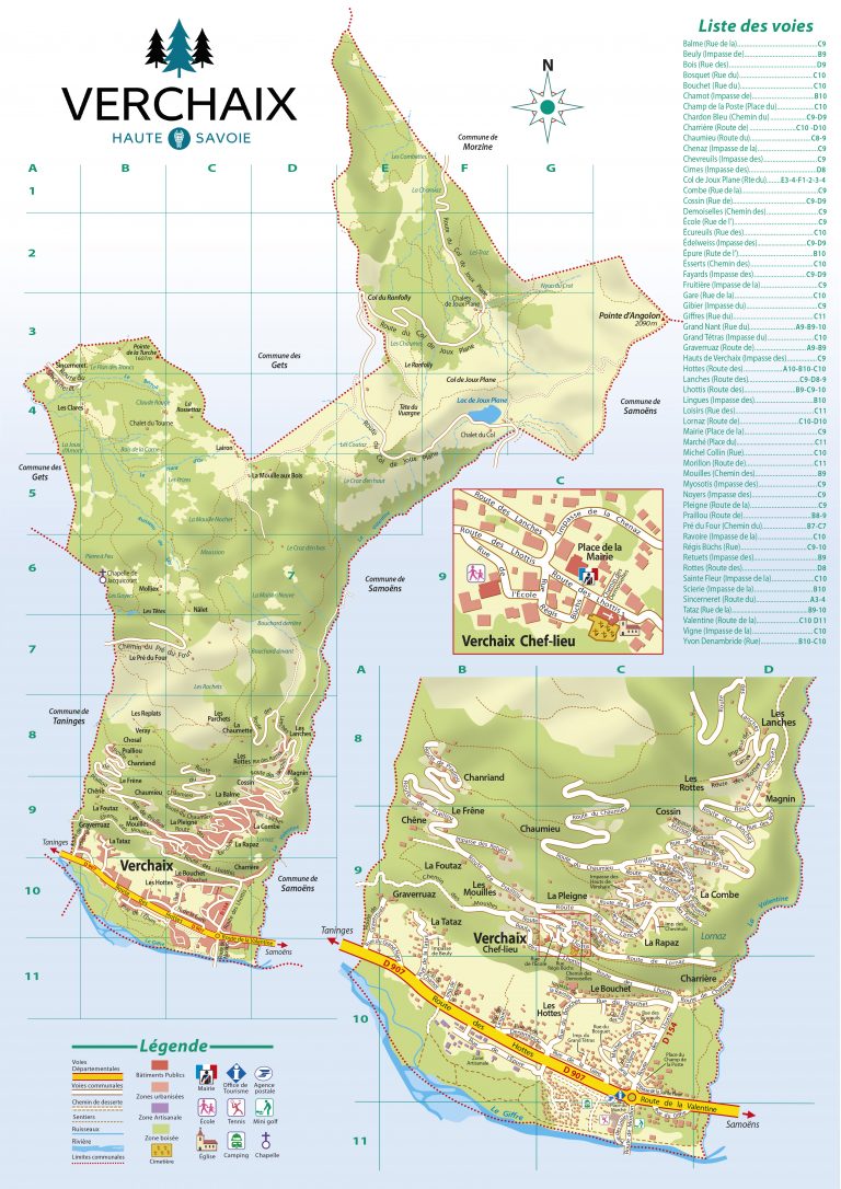 Plan de Verchaix – Site officiel de la Mairie